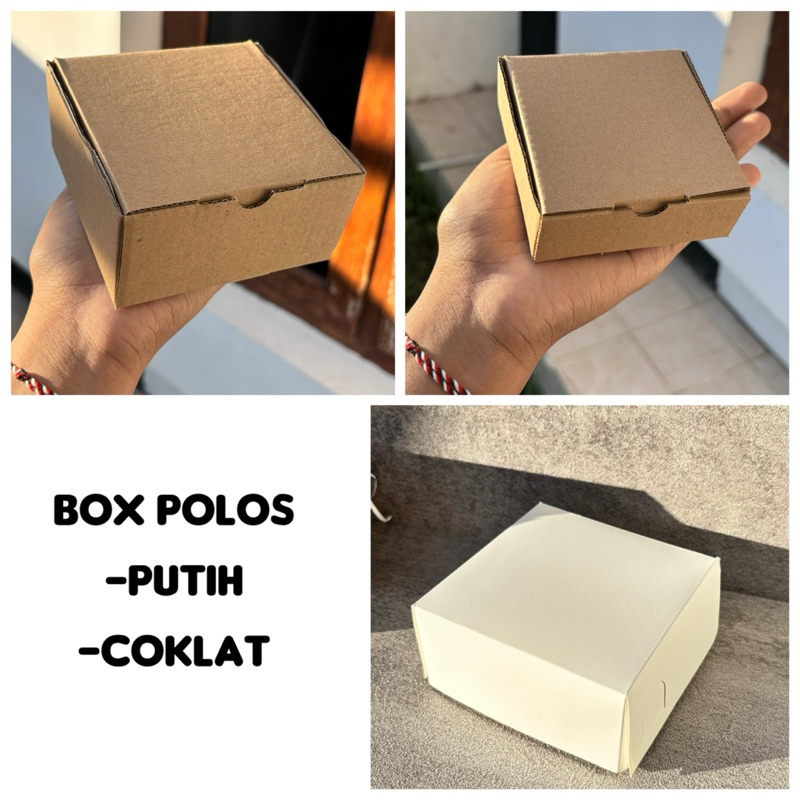 Jual 1pcs-BOX POLOS UNTUK PACKING GELANG / BOX COKLAT 10x10x5 / BOX ...