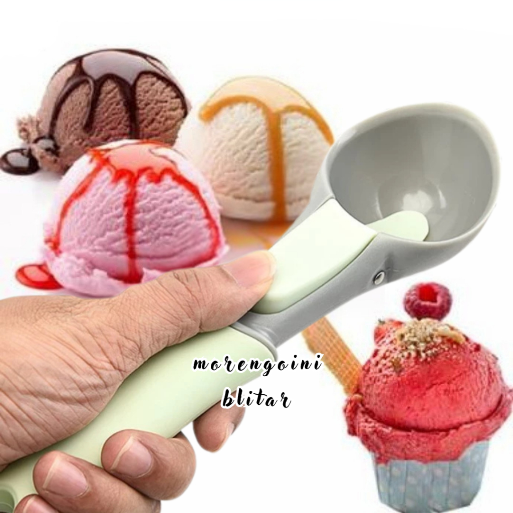 Jual Ice Cream Scoop / Sendok Es Krim Adonan Kue Buah Manual | Shopee Indonesia
