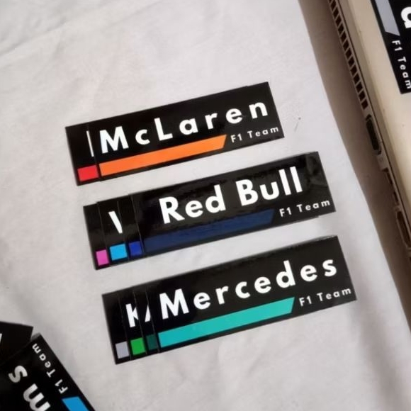 Jual F1 Stiker Teams APXGP Mercedes Aston Martin RB Haas Alpine ...