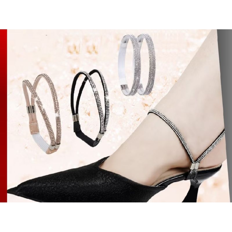 Jual tali sepatu heel tali heel sepatu harga sepasang | Shopee Indonesia