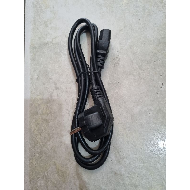 Jual kabel power pc 1,5 meter / kabel ac / kabel power monitor | Shopee ...