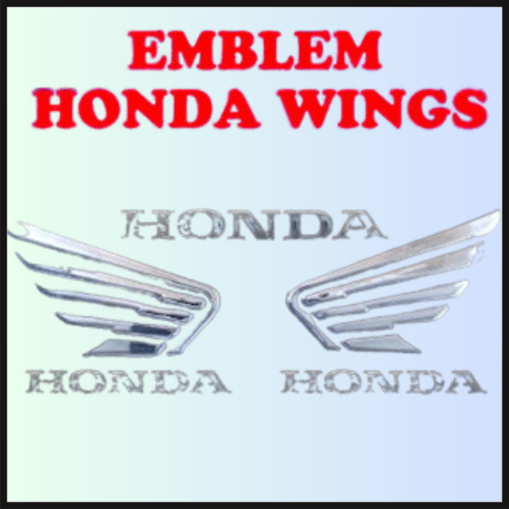 Jual EMBLEM HONDA SAYAP TIMBUL 3D LOGO HONDA SAYAP MOTOR HONDA CHROM (1 ...