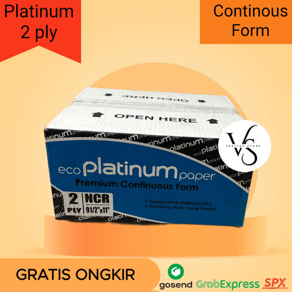 Jual Eco Continuous Form 2 Ply dan 2 Ply bagi 2 ukuran 9½ x 11 merk ...