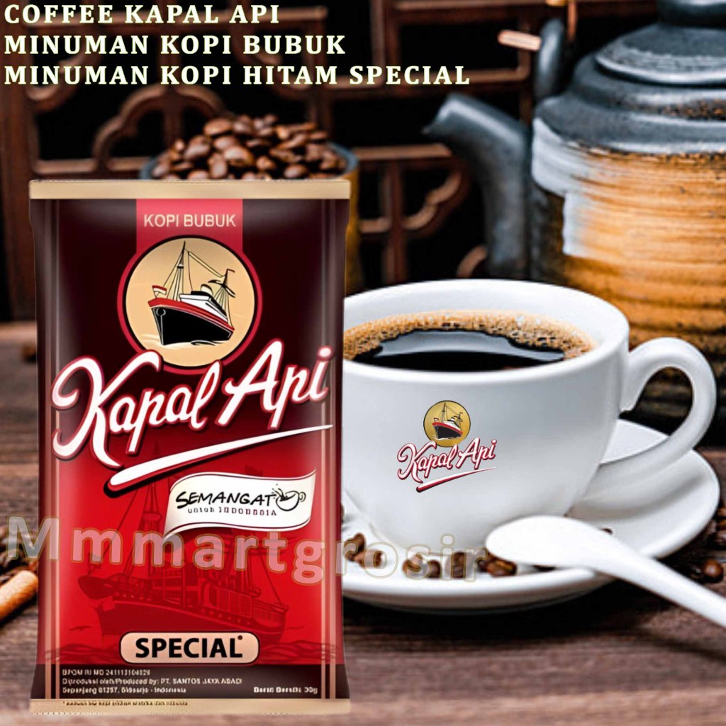Jual Kopi Kapal Api / Minuman Kopi Bubuk / Minuman Coffee Hitam Spesial ...