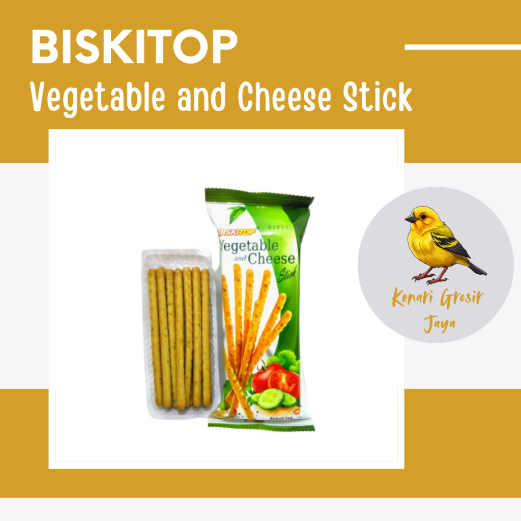 Jual Biskitop Vegetable Cheese Stik 50 Gram | Shopee Indonesia
