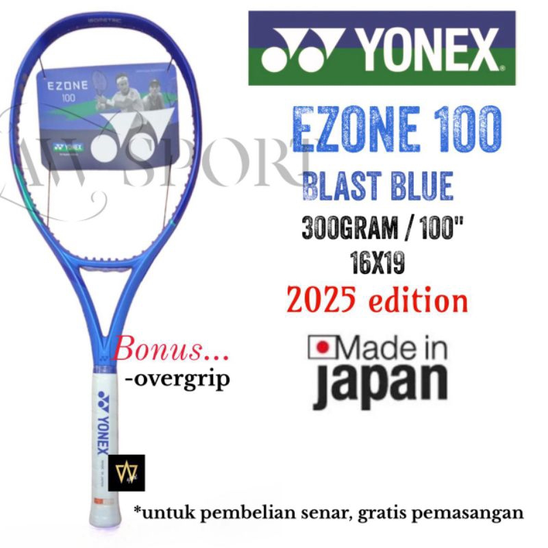 Jual Raket Tenis Y0NEX EZONE 100 300g 2025 Blast Blue Original | Shopee Indonesia