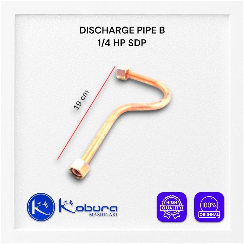 Jual Pipa Angin Kompresor Discharge Pipe B 1/4 HP SDP Pipa Tanda Tanya ...