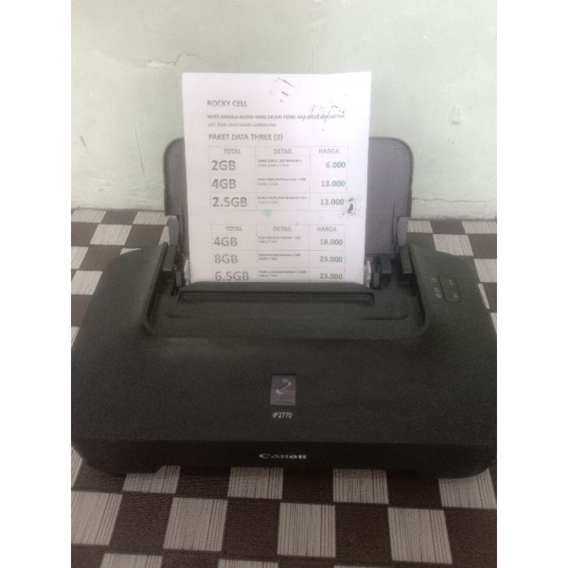 Jual Printer Canon iP 2770 PIXMA Second Normal | Shopee Indonesia
