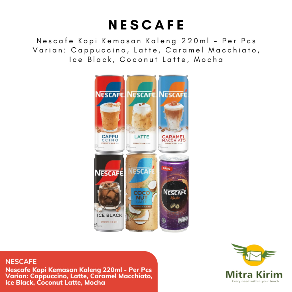 Jual Nescafe Kopi Kemasan Kaleng All Varian Rasa - 220ml Per Pcs ...