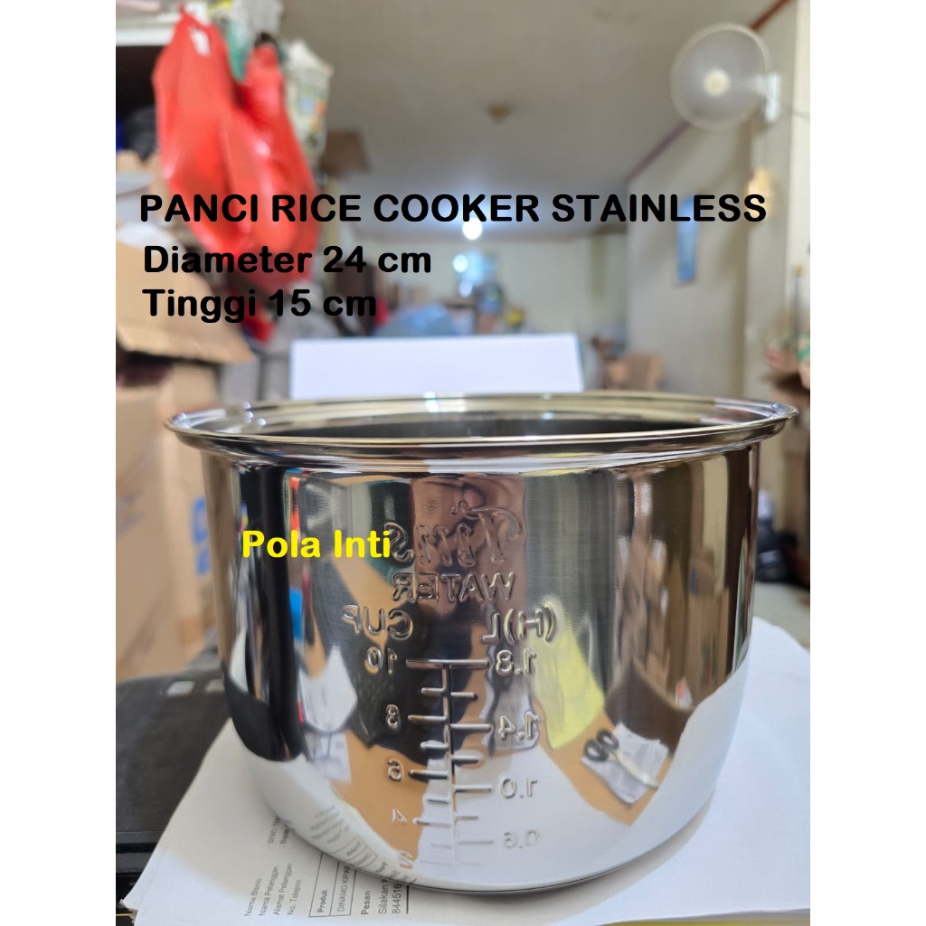 Jual Panci rice Cooker Cosmos Stainless 2 ltr & 1,8 ltr | Shopee Indonesia