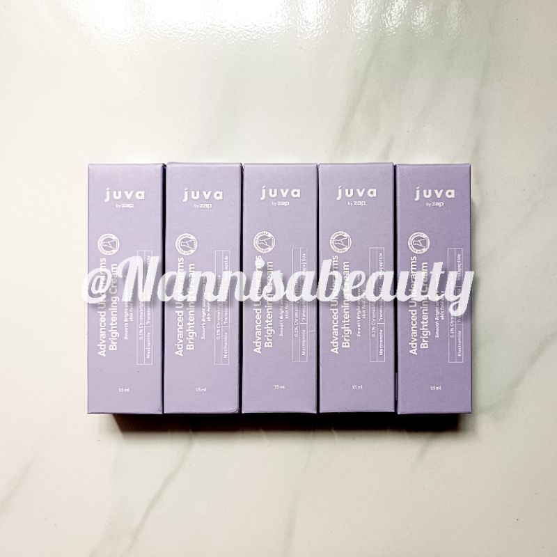 Jual JUVA By Zap Advanced Underarms Brightening Cream 15ml | Shopee ...