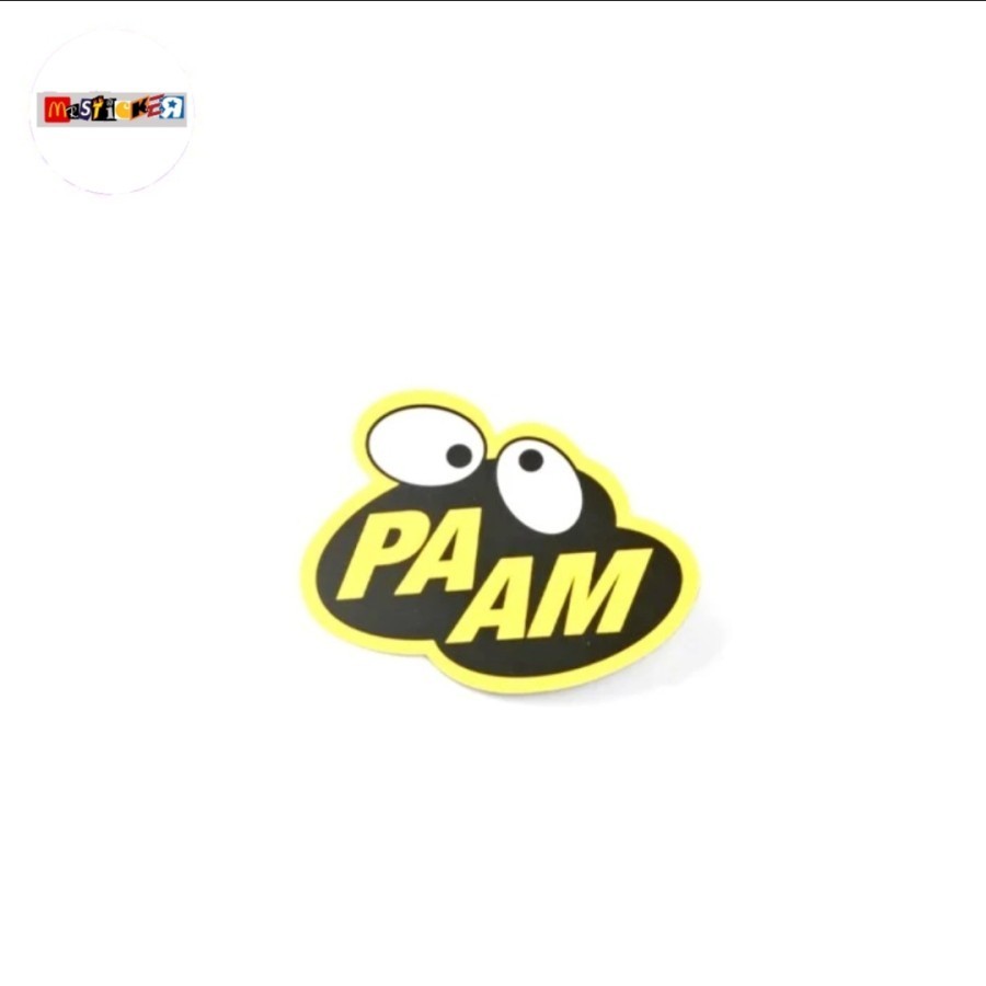 Jual sticker MAAP x PAM eyes logo stiker perks and mini cyclist ...