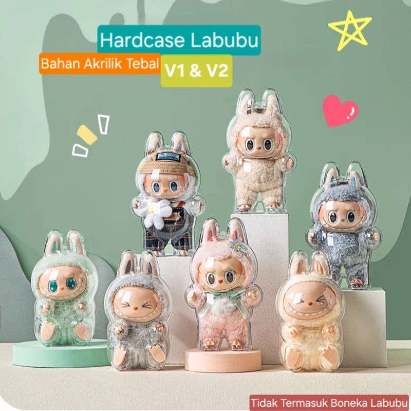 Jual ST8331 Cover Labubu Akrilik Case Labubu V1 V2 V3 Big Into Energy ...