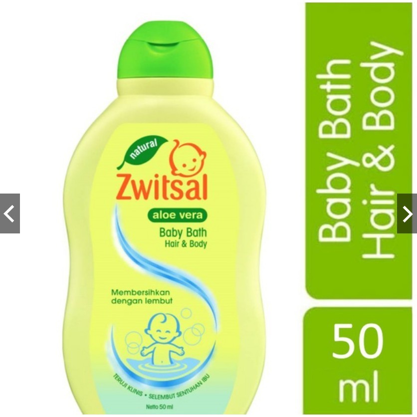 Jual Zwitsal Aloe Vera Baby Bath Hair & Body 50 ml | Shopee Indonesia