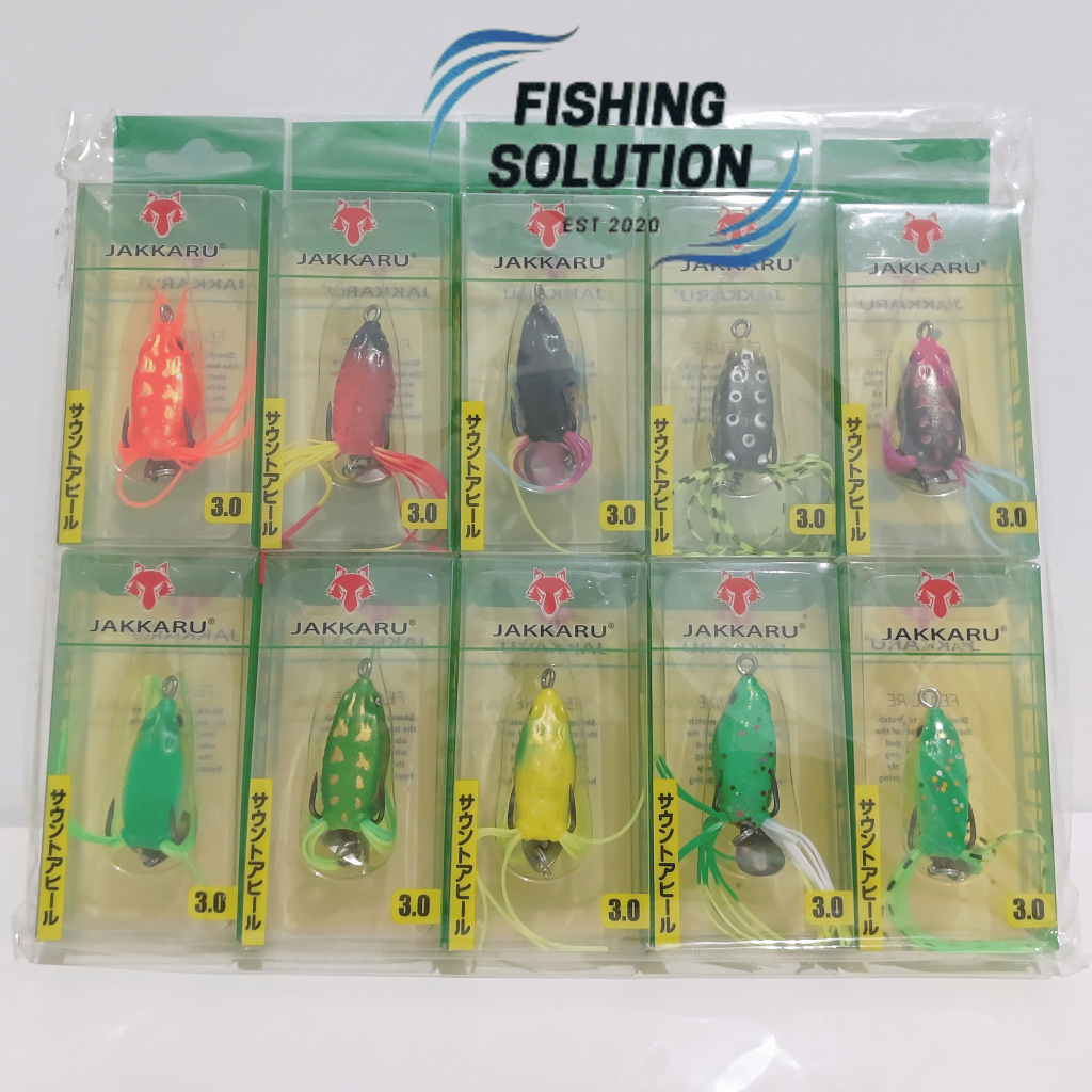 Jual Umpan Pancing / Lure Kodok Jakkaru Bassra Frog 3.0 cm Soft Karet ...