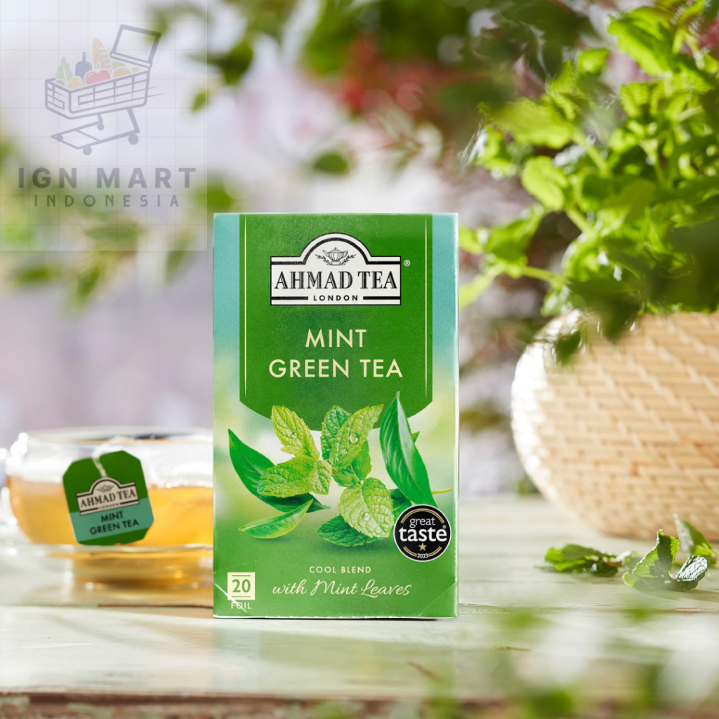 Jual Tea / Teh Ahmad Tea Mint Flavoured - Green Tea | Shopee Indonesia
