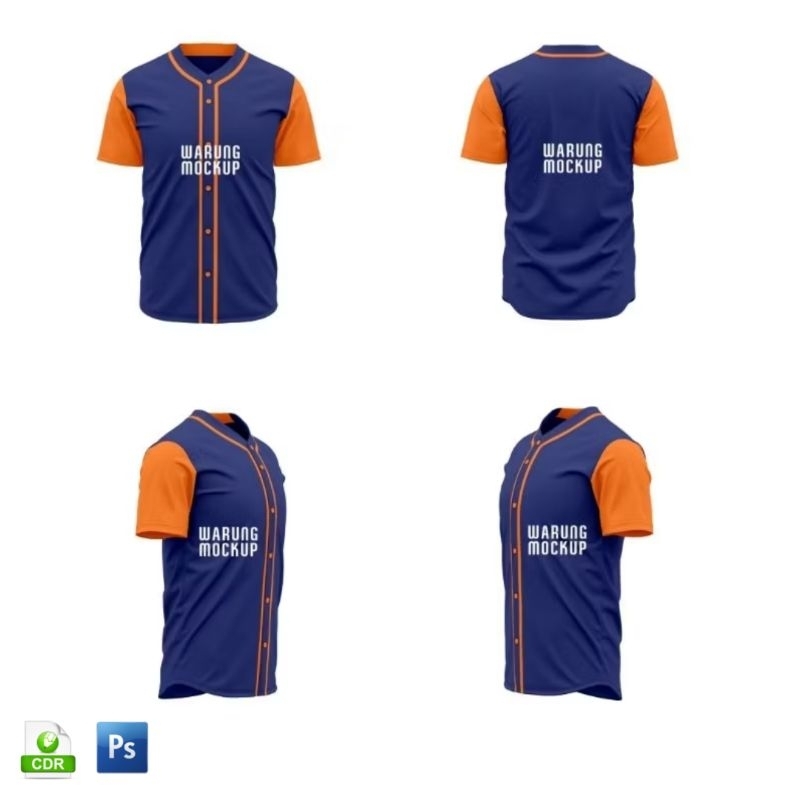 Jual Mockup Jersey Baseball (6000X6000 px) | Shopee Indonesia