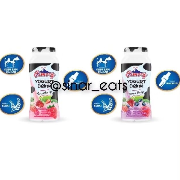 Jual Cimory Yogurt Drink Mini Strawberry & Blueberry 65ML | Shopee Indonesia