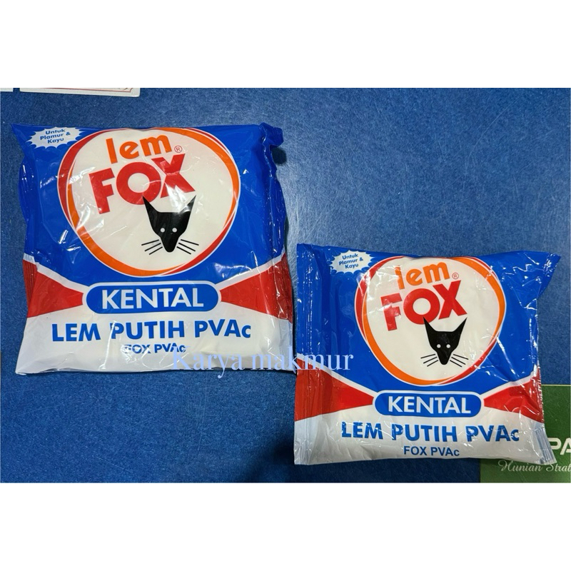Jual LEM FOX PVAC /LEM FOX PUTIH 600gr/ KAYU/GRC | Shopee Indonesia