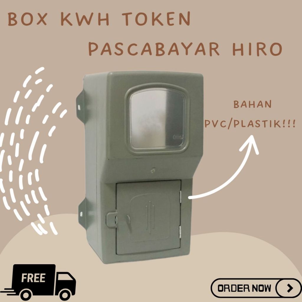 Jual BOX KWH HIRO PASCABAYAR / BOX KWH TOKEN TUTUP METERAN LISTRIK ...