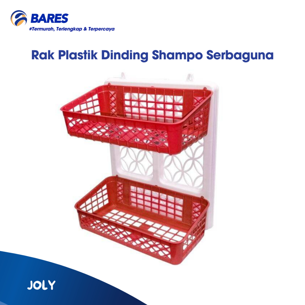 Jual Rak Shampoo Plastik Serbaguna 2 Susun Rak Shampo Jolly Joyce ...