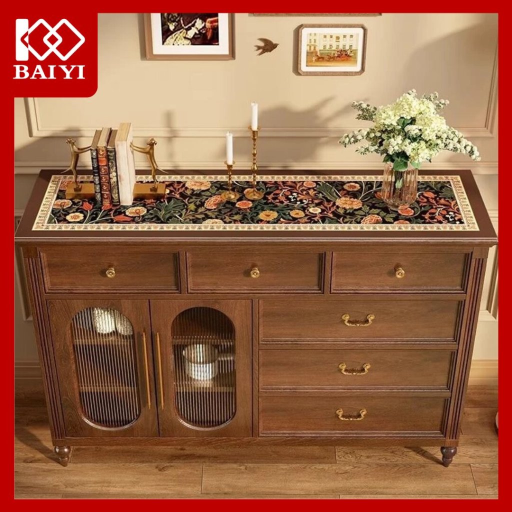 Jual Taplak Meja Makan Ukuran custom anti air/ Taplak Meja Bahan kulit ...