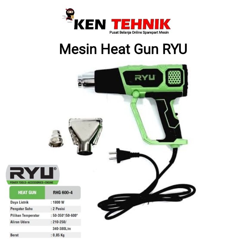 Jual Mesin Pemanas Heat Gun RYU RHG 600-4 | Shopee Indonesia