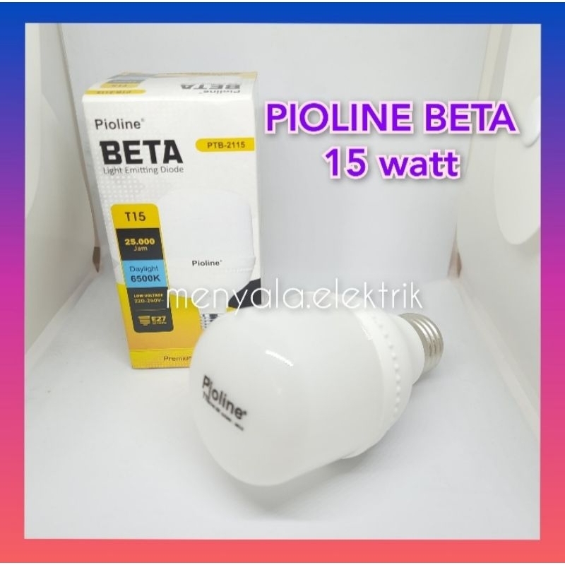 Jual Lampu LED Pioline Beta Putih 15 Watt / T15 Per Pcs | Shopee Indonesia