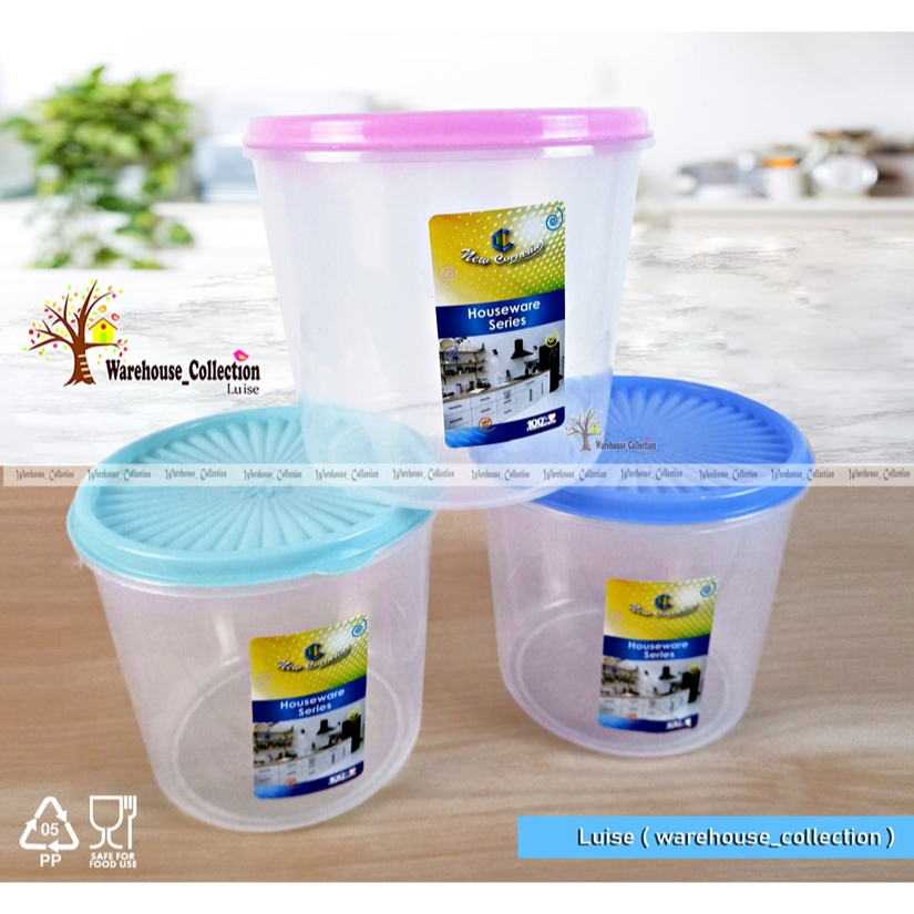 Jual (6 PCS ) PROMO!! Toples Kue Kering 2 Lt || Sealware Plastik PP-5 || Toples Tebal Kencang ...