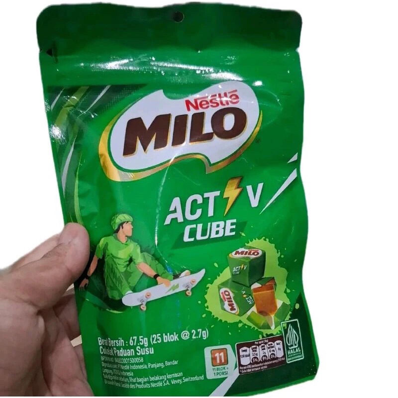 Jual PROMO !!! MILO ACTIV CUBE 67,5GR (25 blok) | Shopee Indonesia