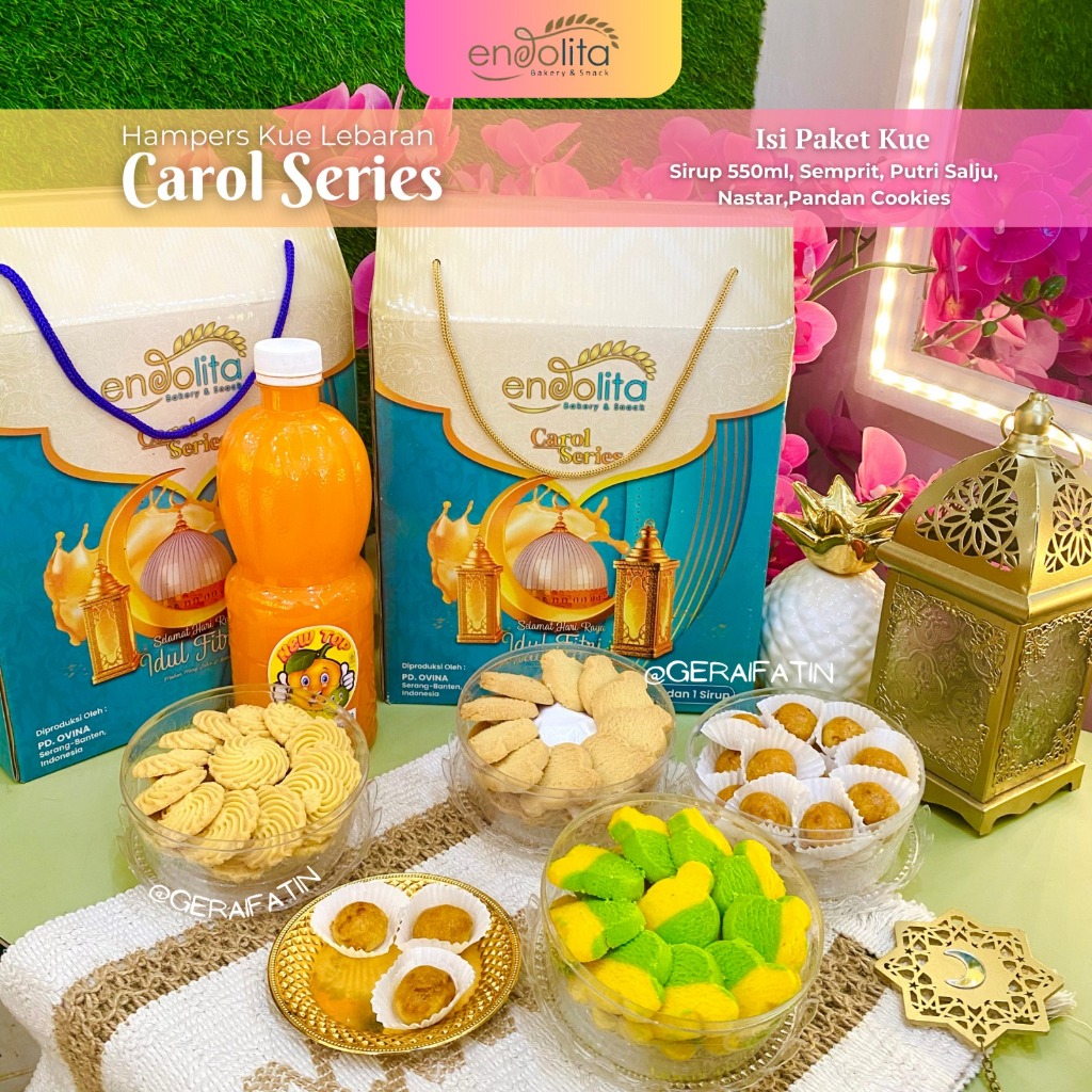 Jual PAKET KUE IDUL FITRI ENDOLITA SIRUP 1 LITER 4 TOPLES KUE / PAKET ...