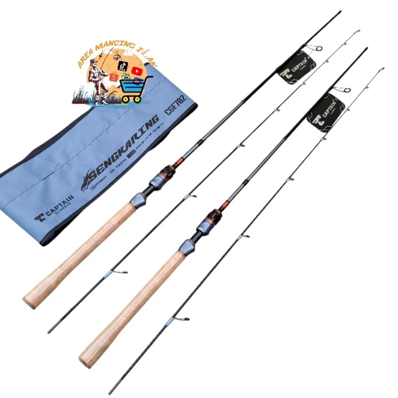 Jual Joran CAPTAIN SENGKARING Ultralight 662 702 2-6LB - Hi-Carbon ...