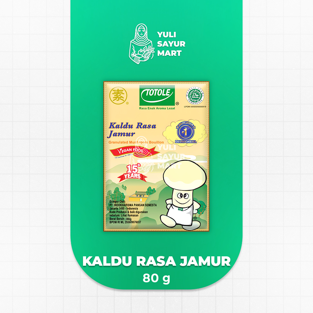 Jual Totole Kaldu Rasa Jamur 80g - Yuli Sayur Mart | Shopee Indonesia