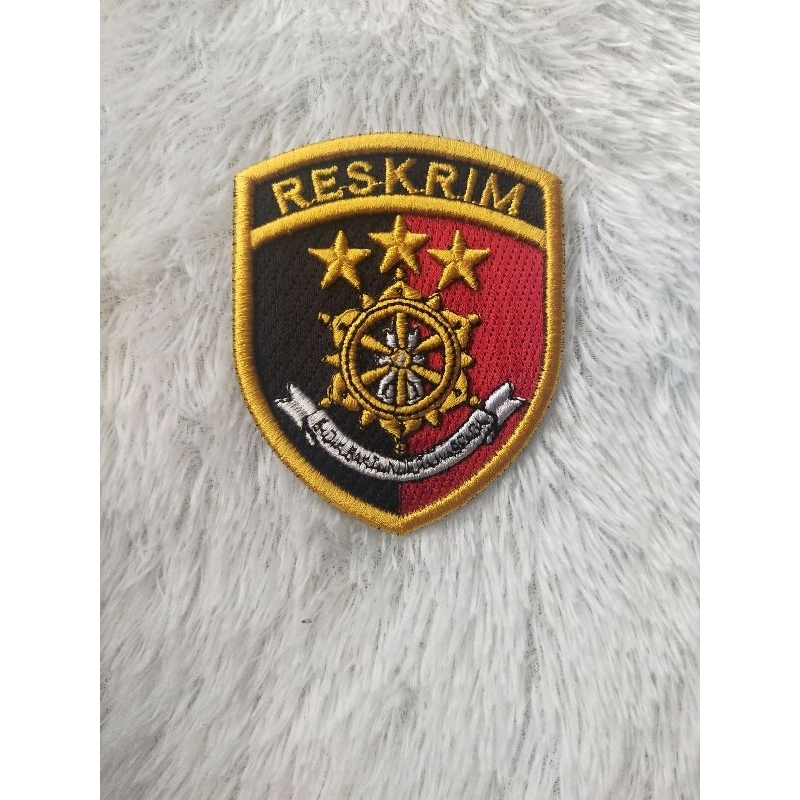 Jual LOGO BET RESKRIM POLRI BORDIR TIMBUL 3D | Shopee Indonesia