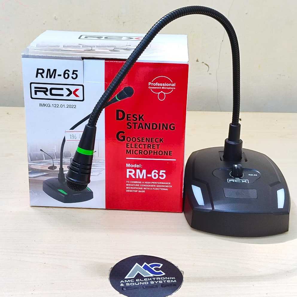 Jual Mic Meja RCX RM-65 plus Volume Mic Mimbar Desk Microphone | Shopee ...