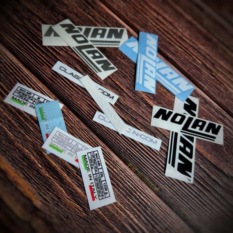 Jual Sticker Set Nolan N43 Air - TYPE 1 (Cutting) | Shopee Indonesia