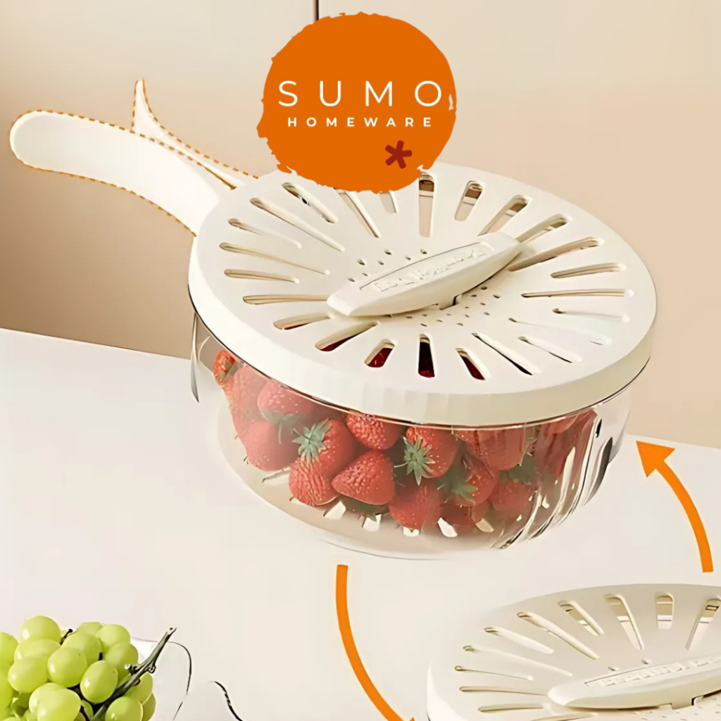 Jual SUMO - HYO Drainer Fruit Pintar Wadah Cuci 2 in 1 Kulkas ...