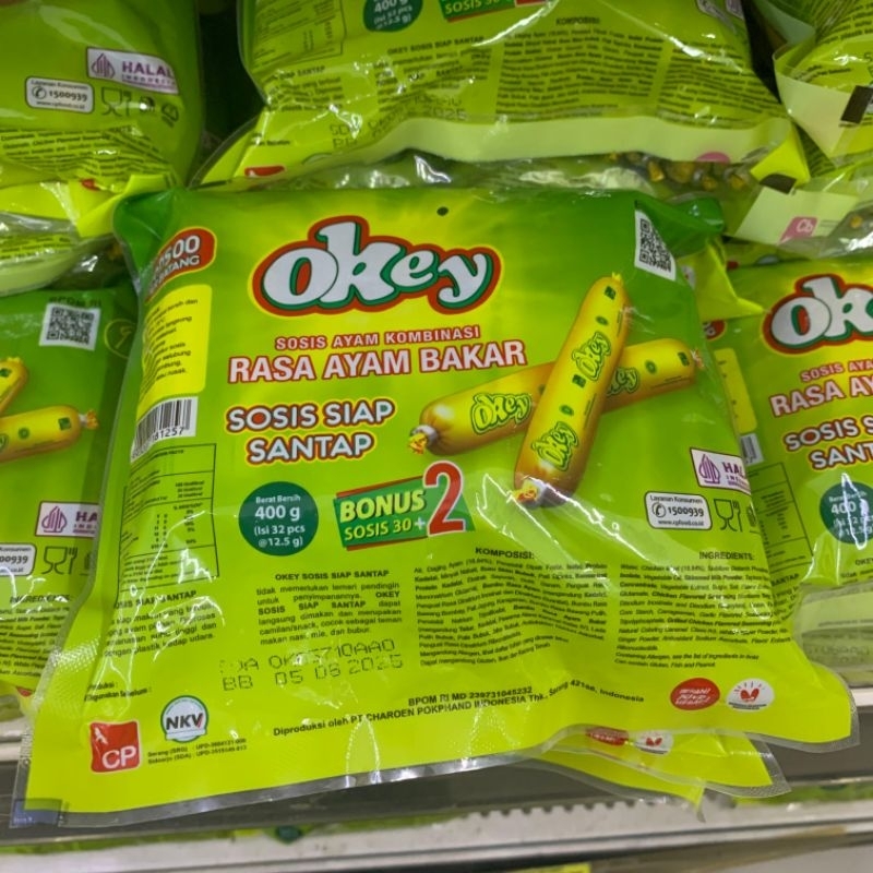 Jual Sosis Okey Rasa Ayam Bakar 32pcs | Shopee Indonesia