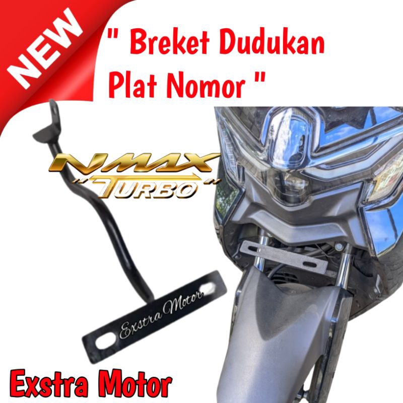 Jual Breket Plat Nomor Nmax Turbo, Nmax TURBO Techmax, NMAX Neo, Neo S ...