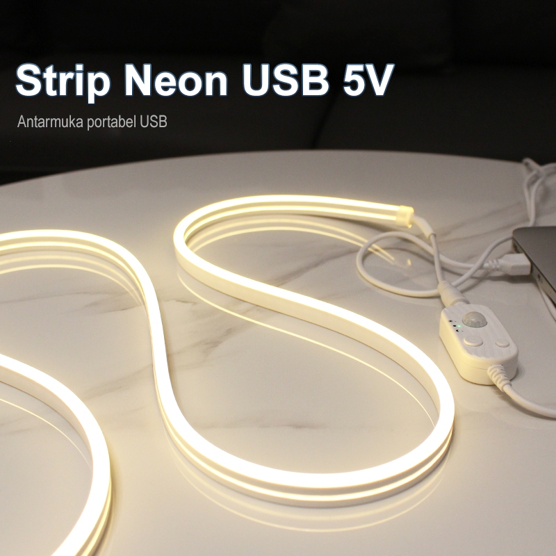 Jual Lampu 5V Dengan Antarmuka USB Lampu Strip Fleksibel Lampu Neon ...