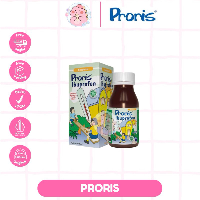 Jual Proris Suspensi Sirup Rasa Jeruk 60ML | Proris Sirup Ibuprofen ...