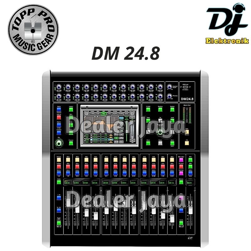 Jual Mixer Digital Topp Pro DM 24.8 / DM24.8 - 24 channel (Toppro , Top Pro) | Shopee Indonesia
