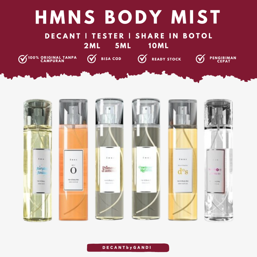 Jual (Decant/Share) HMNS Hair & Body Mist Pomme D'amour Coconut Refresh ...