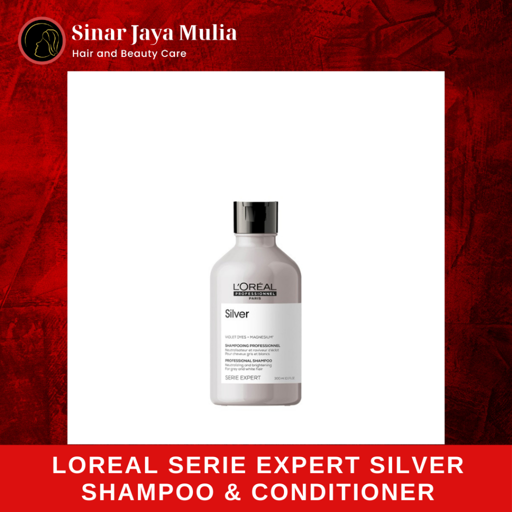 Jual Loreal Serie Expert Silver Shampoo & Conditioner 300ml/1500ml ...