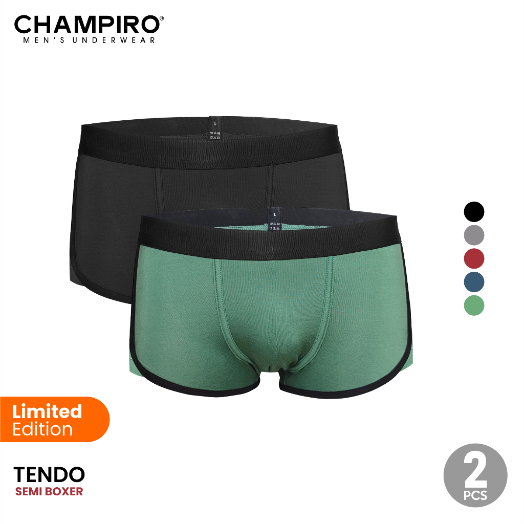 Jual CHAMPIRO Celana Dalam Pria | "TENDO" Premium Cotton Modal Semi ...