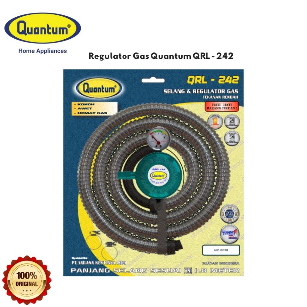 Jual Regulator Gas Quantum QRL 242 | Shopee Indonesia