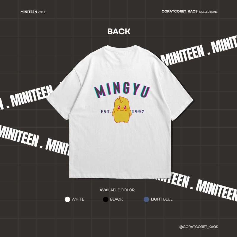 Jual Kaos OVERSIZED Konser Seventeen Miniteen Merchandise Fan Art ...