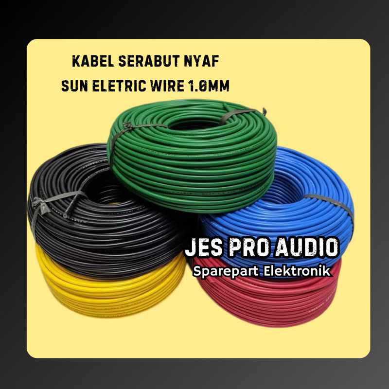 Jual KABEL SERABUT NYAF SUN ELECTRIC WIRE 1.0mm | Shopee Indonesia