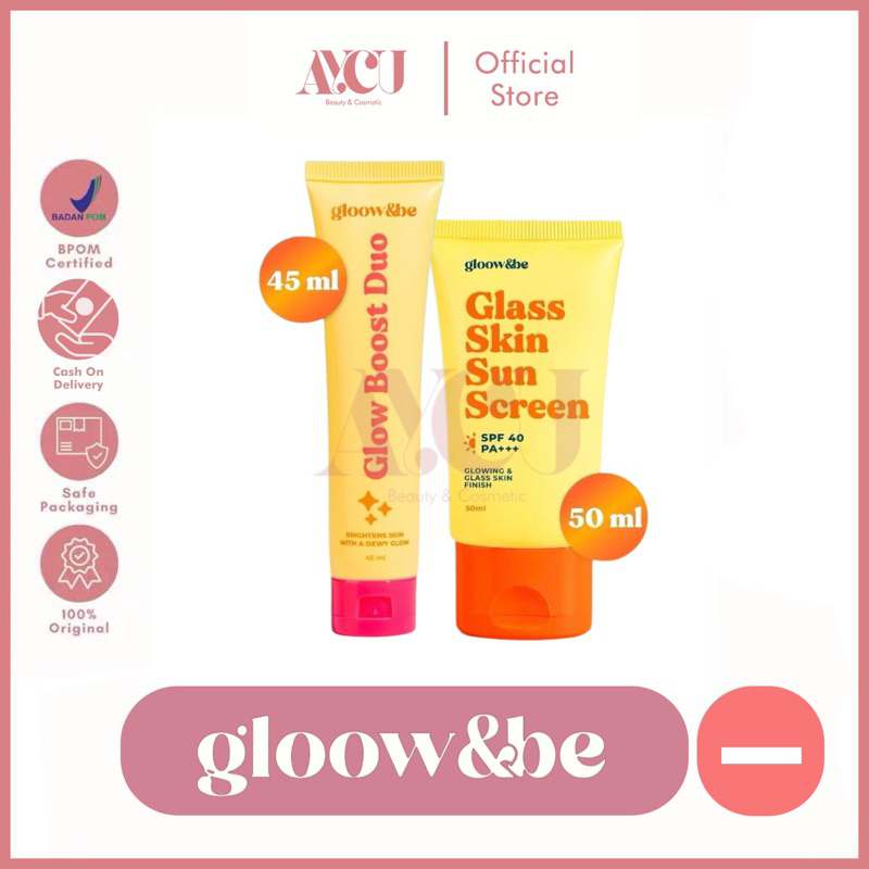 Jual [READY SIAP KIRIM] Gloowbi Glass Skin Sunscreen SPF40 PA+++ | Gloowbi Glow Boost Duo ...