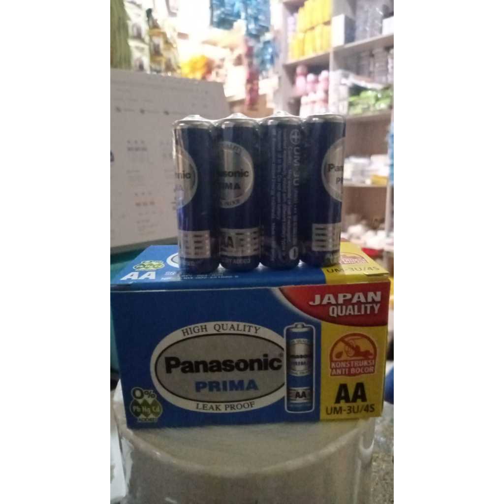 Jual BATERAI BATTERY BATERE PANASONIC BIRU A2 AA A3 AAA | ISI 24 PCS | Shopee Indonesia